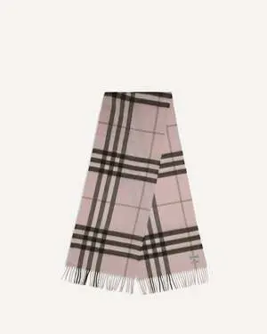 Burberry Check Cashmere Scarf - Pink