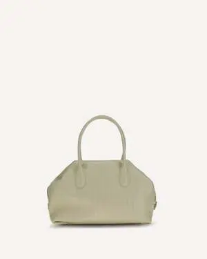THEMOIRE Tallia Trank Medium Shoulder Bag - Cream