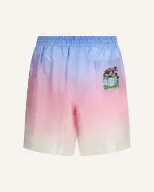 Casablanca Volcano Gradient Shorts - Multicolour