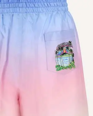 Casablanca Volcano Gradient Shorts - Multicolour