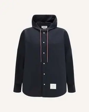 Thom Browne Hooded Shirt Jacket