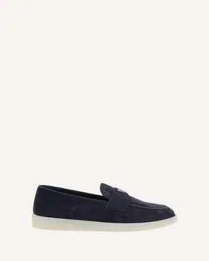Prada Suede Loafers - Blue
