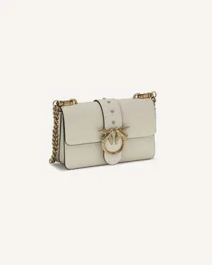 Pinko Love One Small Shoulder Bag With Diamond Cut Logo Buckle