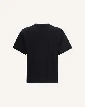 Loulou De Saison Telanto T-shirt In Supima Cotton - Black