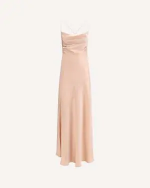 Pinko Farro Satin Maxi Dress