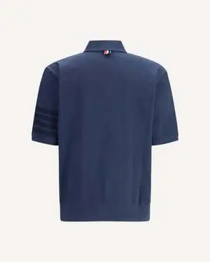 Thom Browne Cotton Polo - Blue