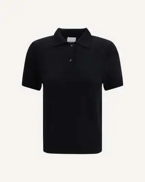 ALLUDE Cashmere Polo Shirt