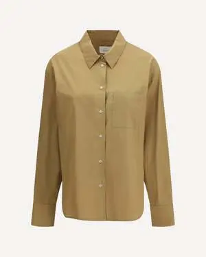 Loulou De Saison Cotton Poplin Shirt - Beige