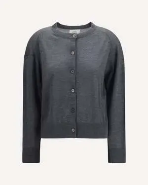 Loulou De Saison Kita Cashmere Cardigan - Grey