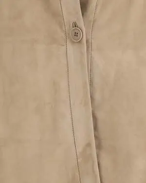 SALVATORE SANTORO Suede Oversized Shirt