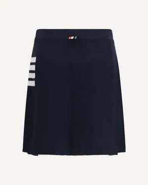 Thom Browne 4-bar Piqué Mini Skirt - Blue