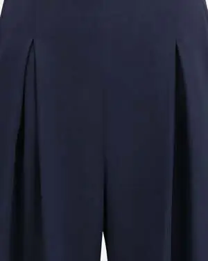 Max Mara Palude Wide-leg Pants In Satin - Blue