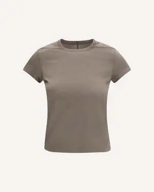 Rick Owens Cotton Slim V-neck T-shirt - Brown
