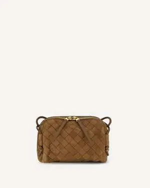 Bottega Veneta Mini Loop Shoulder Bag - Brown