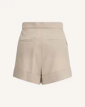Max Mara Mohair And Silk Canvas Shorts - Green