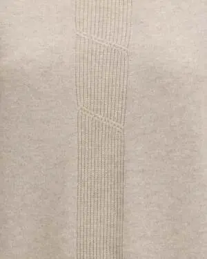 Max Mara Cashmere Turtleneck Sweater With Ribbed Details - Beige