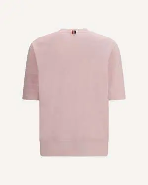 Thom Browne 4-bar Cotton Jersey T-shirt - Pink