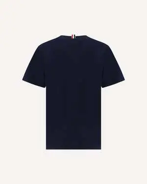 Thom Browne Short Sleeve Crewneck T-shirt - Blue
