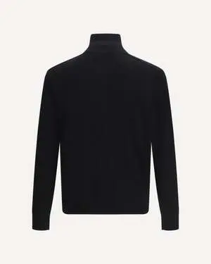 Burberry Wool Knit Pullover With Check Detailing