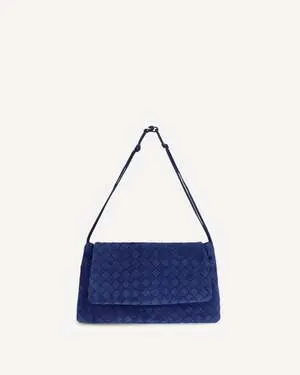 Bottega Veneta Giorno Shoulder Bag - Blue