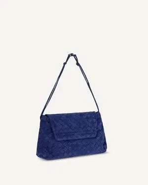 Bottega Veneta Giorno Shoulder Bag - Blue