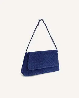 Bottega Veneta Giorno Shoulder Bag - Blue
