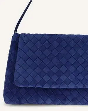 Bottega Veneta Giorno Shoulder Bag - Blue