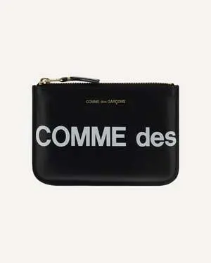 Comme Des Garçons Leather Coin Purse - Black