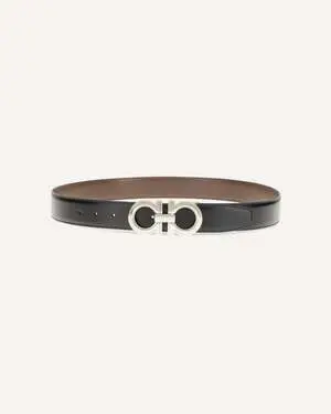 FERRAGAMO Reversible Gancini Belt