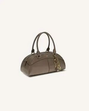 Chloé Bowling Handbag In Smooth Calfskin Leather