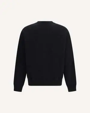 Moschino Printed Organic Cotton Sweatshirt - Black