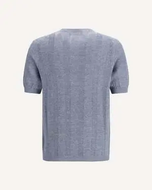 Brunello Cucinelli Short-sleeve Knitted Top