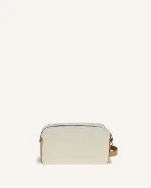 Brunello Cucinelli Leather Beauty Case - Beige
