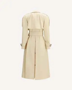 Burberry Long Trerose Trench In Canvas