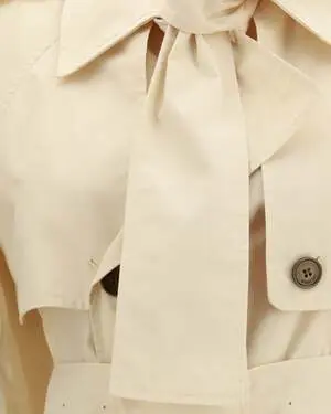 Burberry Long Trerose Trench In Canvas