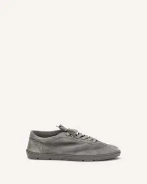 Brunello Cucinelli Suede Lace-up Sneakers - Grey