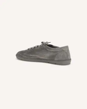 Brunello Cucinelli Suede Lace-up Sneakers - Grey