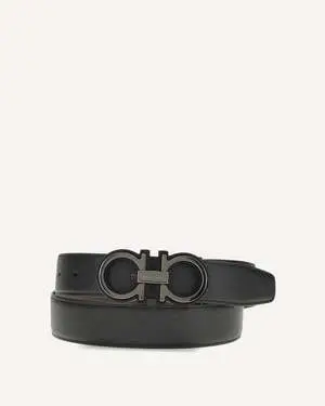FERRAGAMO Reversible Gancini Belt