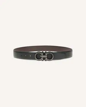 FERRAGAMO Reversible Gancini Belt