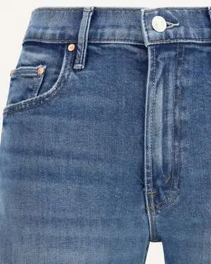 MOTHER Mid Rise Lasso Sneak Jeans