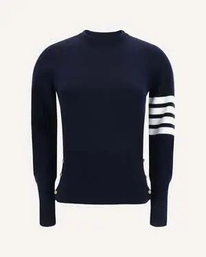 Thom Browne Virgin Wool Sweater With Signature Striping