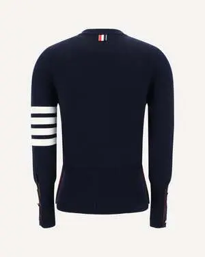 Thom Browne Virgin Wool Sweater With Signature Striping