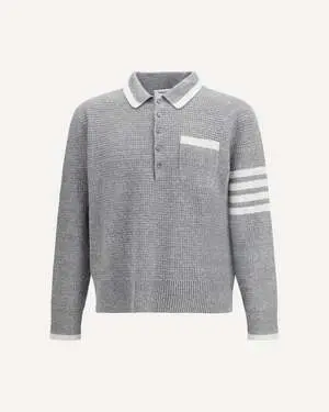 Thom Browne Knitted Polo Shirt