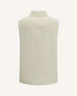 RIER Virgin Wool Vest - Cream