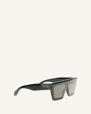 Alaïa Mask Sunglasses - Black