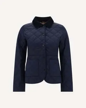 Barbour Deveron Quilted Jacket - Blue