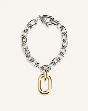 Rabanne Link Necklace - Silver