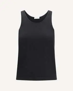 Brunello Cucinelli Sparkling Knit Tank Top - Black
