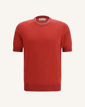 Brunello Cucinelli Cotton T-shirt - Red