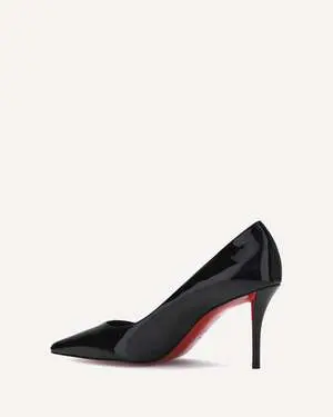 CHRISTIAN LOUBOUTIN Miss Z Patent Leather Pumps - Black